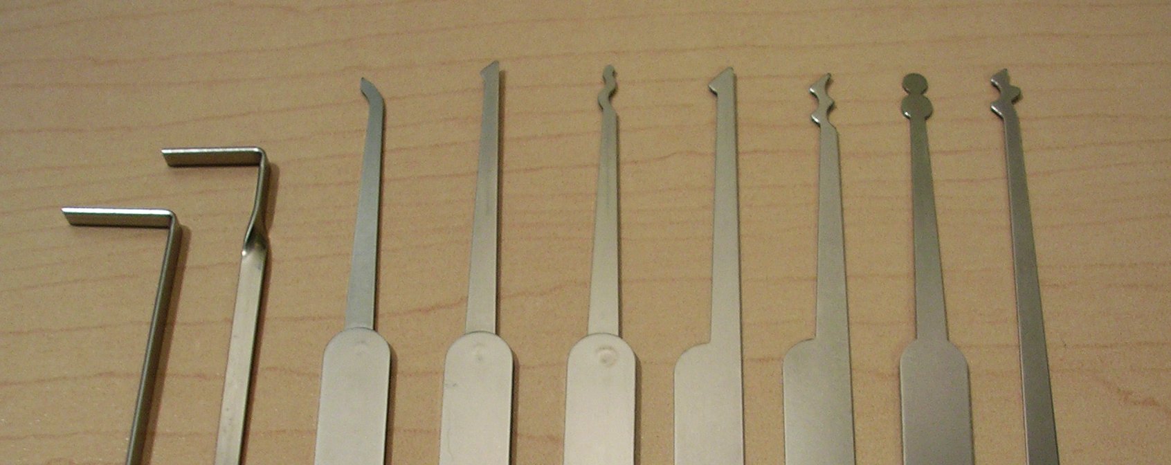 6 of the Most Common Lock Picking Tools - Knowell's Lock and Safe